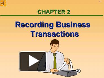 Recording Business Transactions presentation | free to view