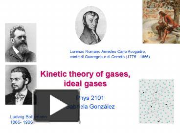 Kinetic theory of gases, ideal gases presentation | free to view