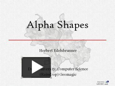 PPT – Alpha Shapes PowerPoint presentation | free to download - id ...