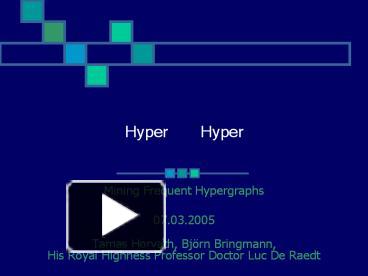 PPT – Hyper Hyper PowerPoint presentation | free to download - id ...