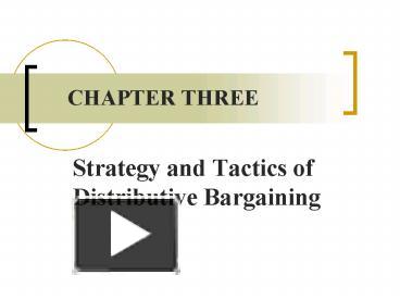 PPT – CHAPTER THREE PowerPoint presentation | free to view - id: 1af643 ...