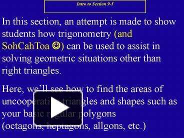 PPT – Intro to Section 95 PowerPoint presentation | free to view - id ...