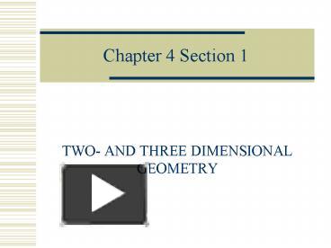 PPT – Chapter 4 Section 1 PowerPoint presentation | free to view - id ...