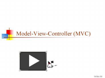 PPT – ModelViewController MVC PowerPoint presentation | free to view ...