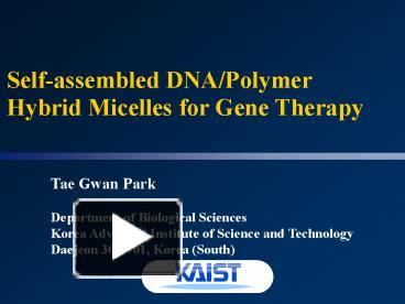Gene Delivery presentation | free to view