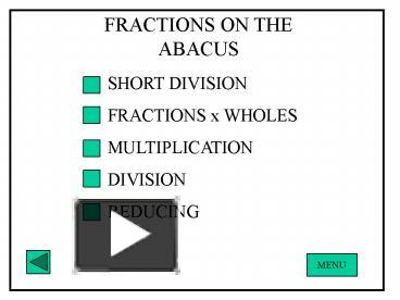 SHORT DIVISION presentation | free to download