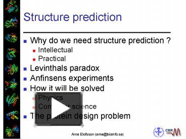 PPT – Structure prediction PowerPoint presentation | free to view - id ...