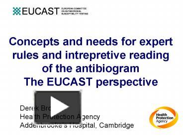 Concepts and needs for expert rules and intrepretive reading of the ...