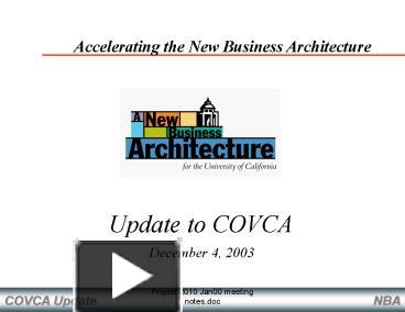 PPT – UCSD Business Model PowerPoint presentation | free to view - id ...