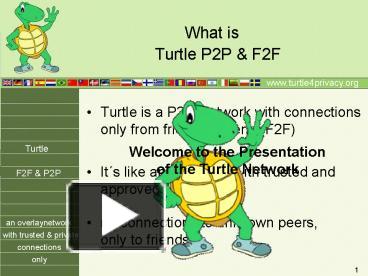 PPT – Turtle P2P PowerPoint presentation | free to view - id: 1b5a0-Nzg3Z