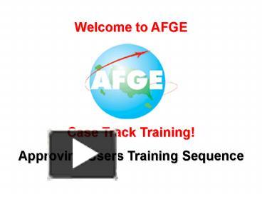 PPT – Welcome to AFGE PowerPoint presentation | free to view - id ...