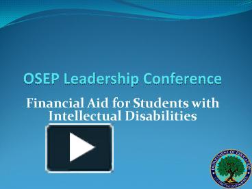 PPT – OSEP Leadership Conference PowerPoint presentation | free to view ...