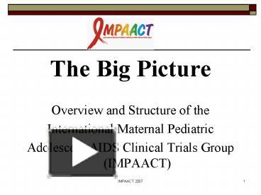 PPT – The Big Picture PowerPoint presentation | free to view - id ...