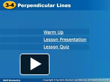 PPT – Perpendicular Lines PowerPoint presentation | free to view - id ...