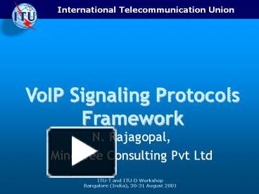 PPT – VoIP Signaling Protocols Framework PowerPoint presentation | free ...