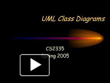PPT – UML Class Diagrams PowerPoint presentation | free to view - id ...