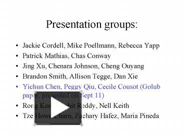 Presentation Groups Presentation Free To View