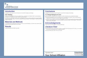 Paragraphed text can be typed in Times New Roman font use ArialBold for ...