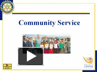 PPT – Community%20Service PowerPoint presentation | free to download ...
