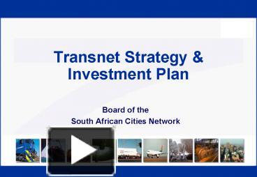Transnet Strategy presentation | free to view