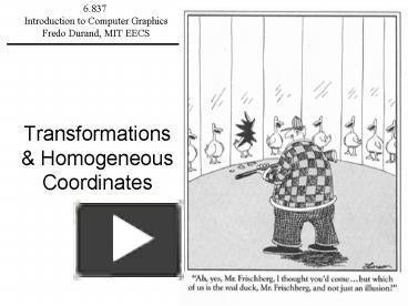 PPT – Transformations PowerPoint presentation | free to view - id ...