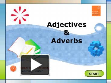 PPT – Adjectives PowerPoint presentation | free to view - id: 1bc4f7-ZDc1Z