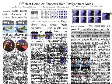 Efficient Complex Shadows from Environment Maps presentation | free to ...