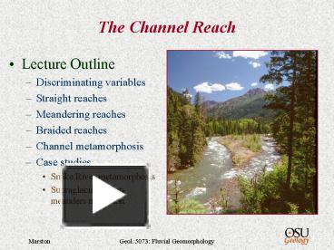 The Channel Reach presentation | free to view