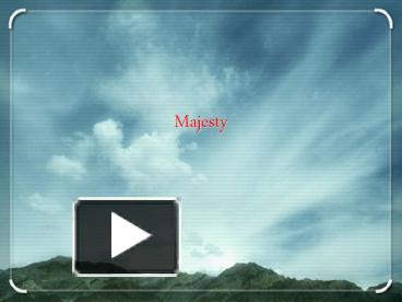 Majesty presentation | free to download
