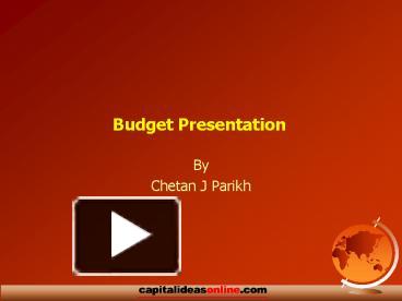 PPT – Budget Presentation PowerPoint presentation | free to download ...