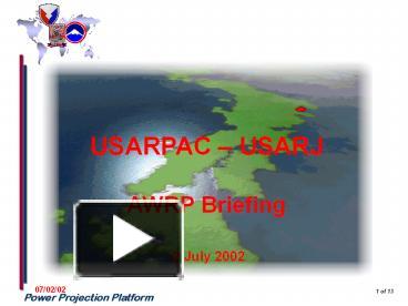 USARPAC USARJ presentation | free to download