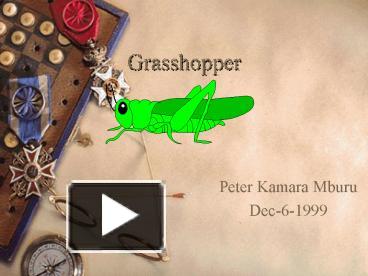 Grasshopper presentation | free to view