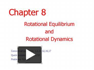 Rotational Equilibrium presentation | free to view