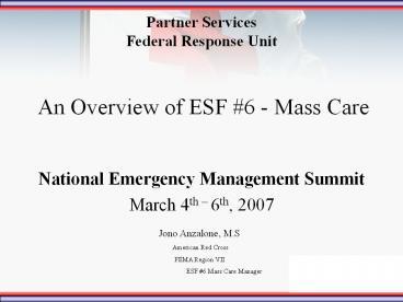 An Overview of ESF presentation | free to download