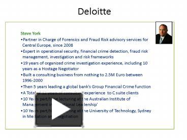 PPT – Deloitte PowerPoint presentation | free to view - id: 1bff7f-ZDc1Z