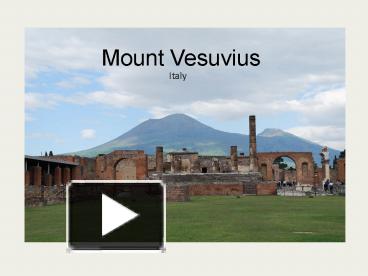 Mount Vesuvius presentation | free to view