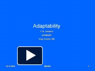 Adaptability presentation | free to view