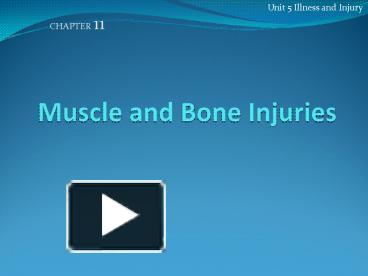 PPT – Muscle and Bone Injuries PowerPoint presentation | free to view ...