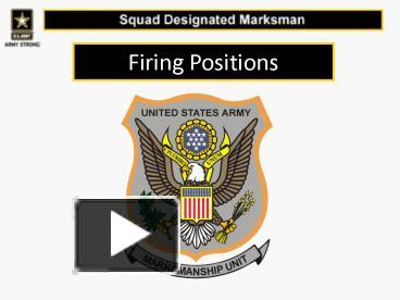 Firing Positions presentation | free to view