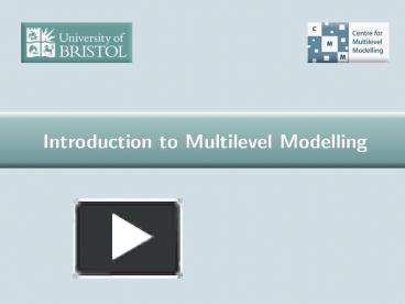 PPT – What is multilevel modelling PowerPoint presentation | free to ...