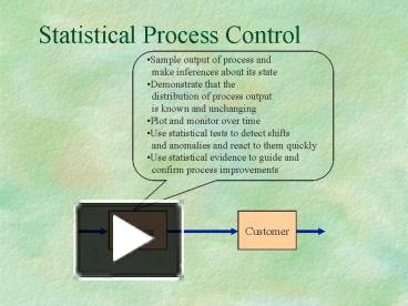 Statistical Process Control presentation | free to view