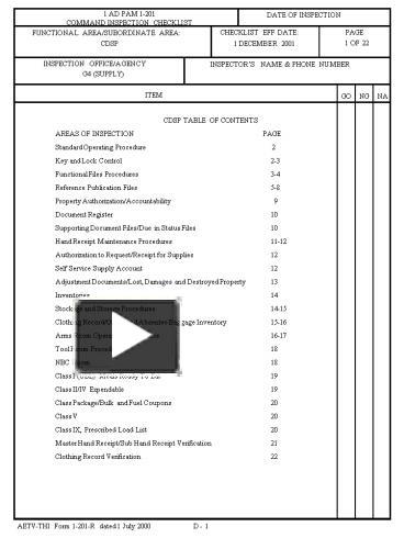 PPT – General Purpose Checklist PowerPoint presentation | free to view ...