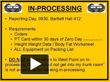 INPROCESSING presentation | free to view