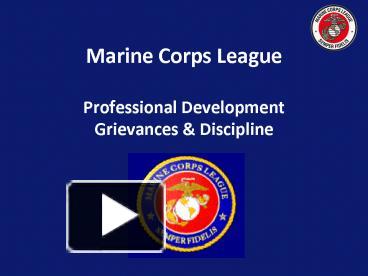 PPT – Marine Corps League PowerPoint presentation | free to view - id ...