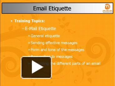 Business Email Writing (1) presentation | free to download