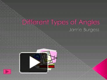 Different Types of Angles presentation | free to view
