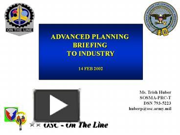 Ms. Trish Huber presentation | free to download