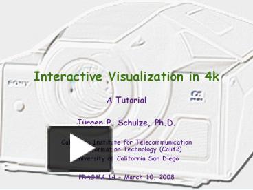 PPT – Interactive Visualization in 4k PowerPoint presentation | free to ...
