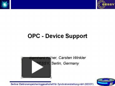 PPT – OPC Device Support PowerPoint presentation | free to view - id ...