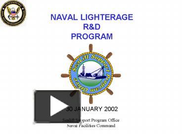 PPT – NAVAL LIGHTERAGE R PowerPoint presentation | free to view - id ...